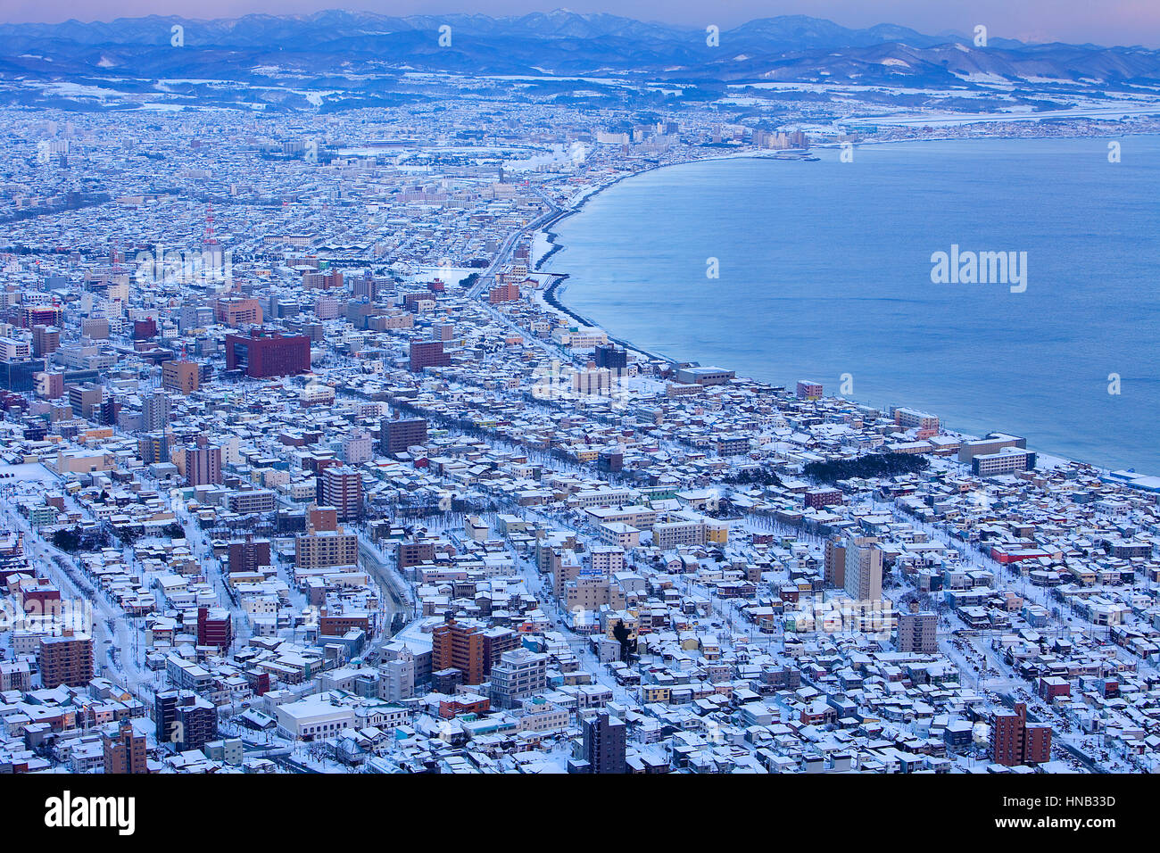 Panorama, panoramic, townscape, View from Hakodateyama (Mount Hakodate ...