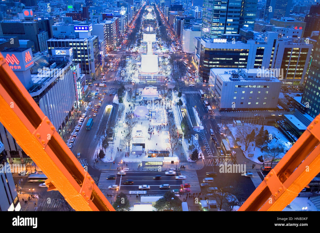 Sapporo tv tower observatory hi-res stock photography and images - Alamy