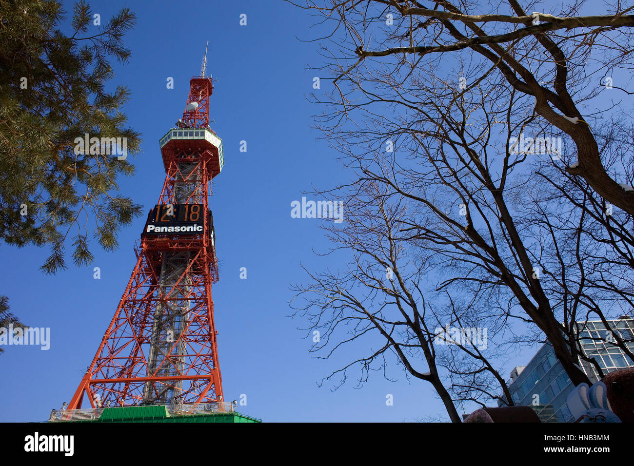 Sapporo TV Tower,Sapporo, Hokkaido, Japan Stock Photo - Alamy