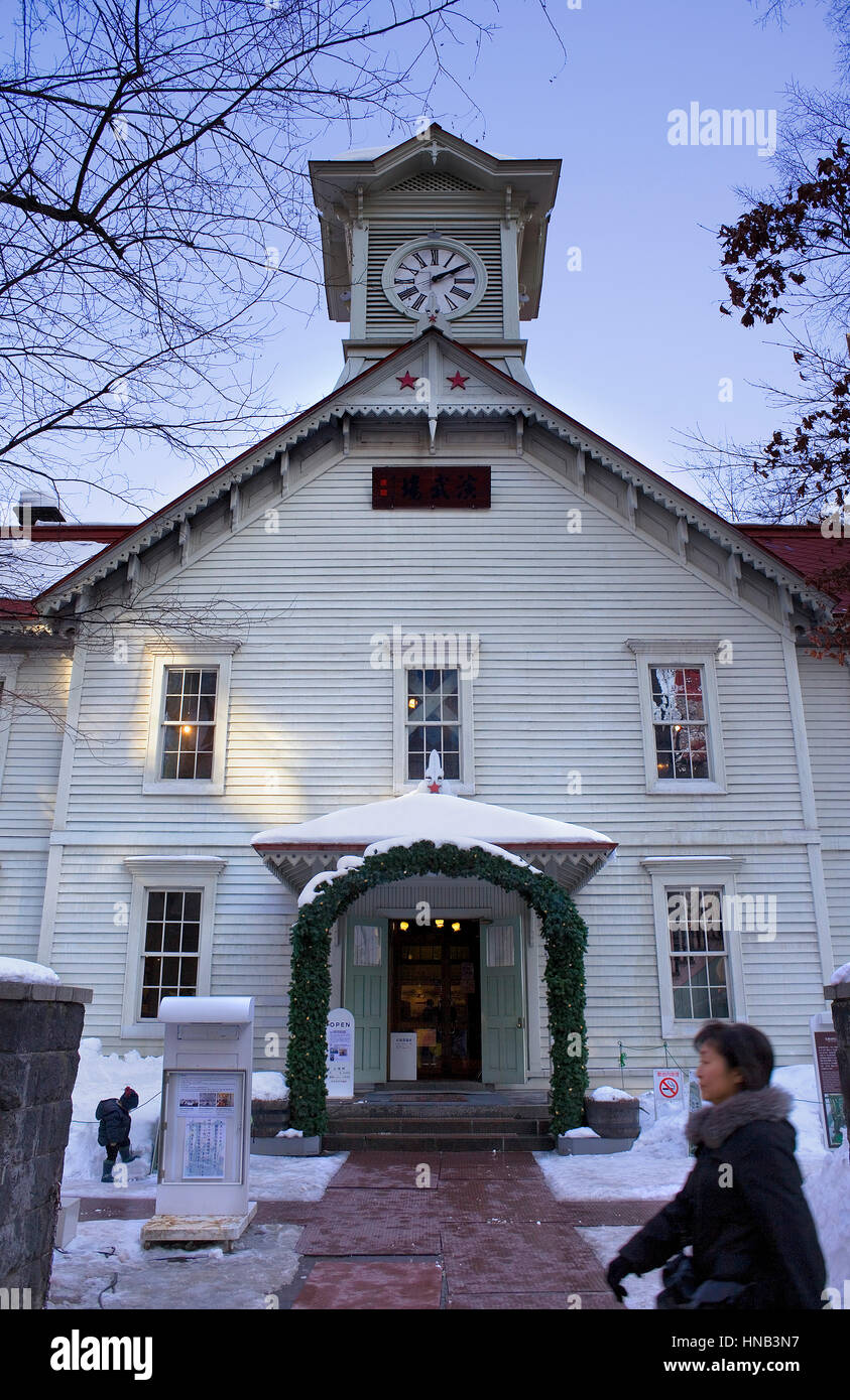 Sapporo clock tower japan hi-res stock photography and images - Alamy