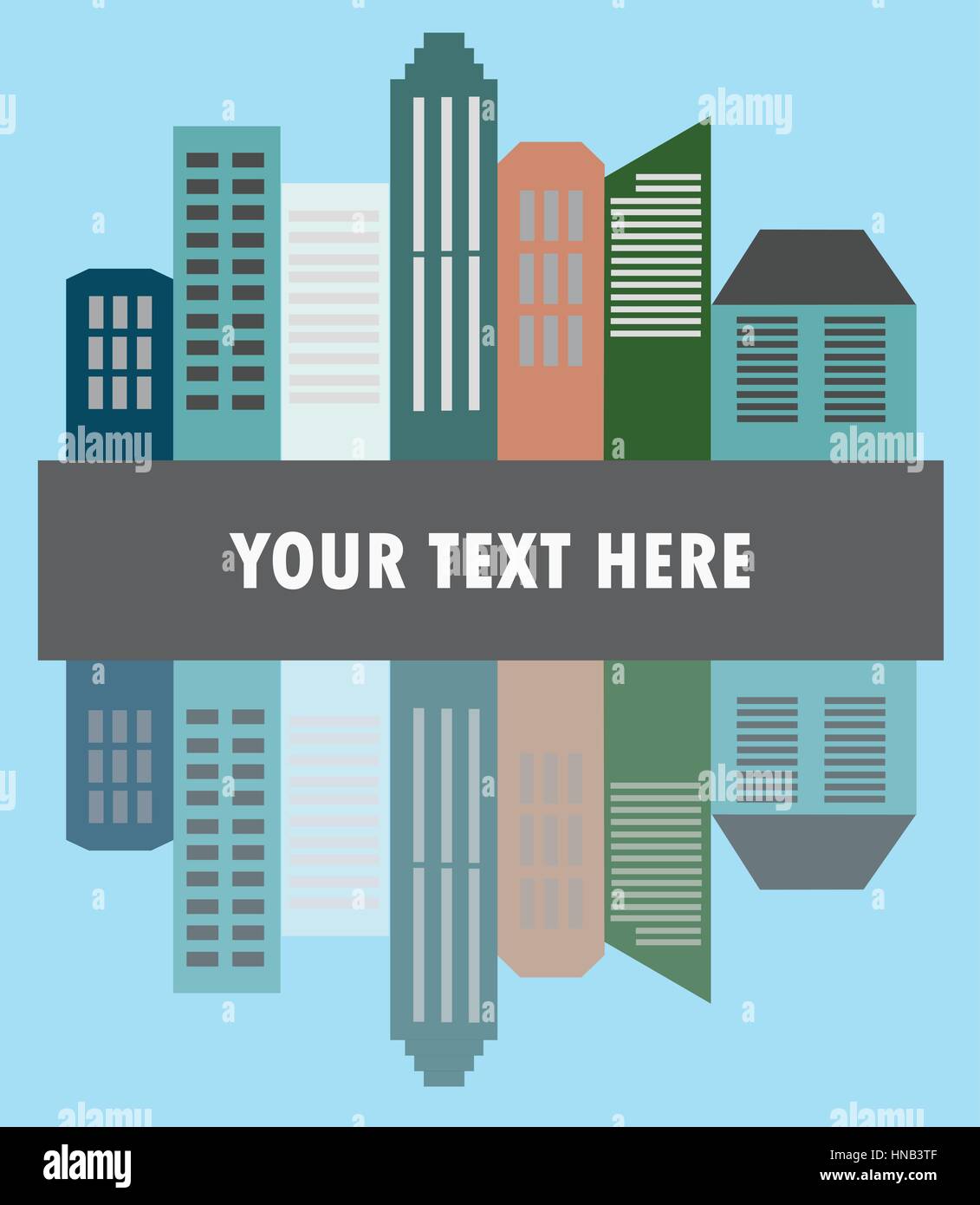 View downtown buildings in Stock Vector Images - Alamy