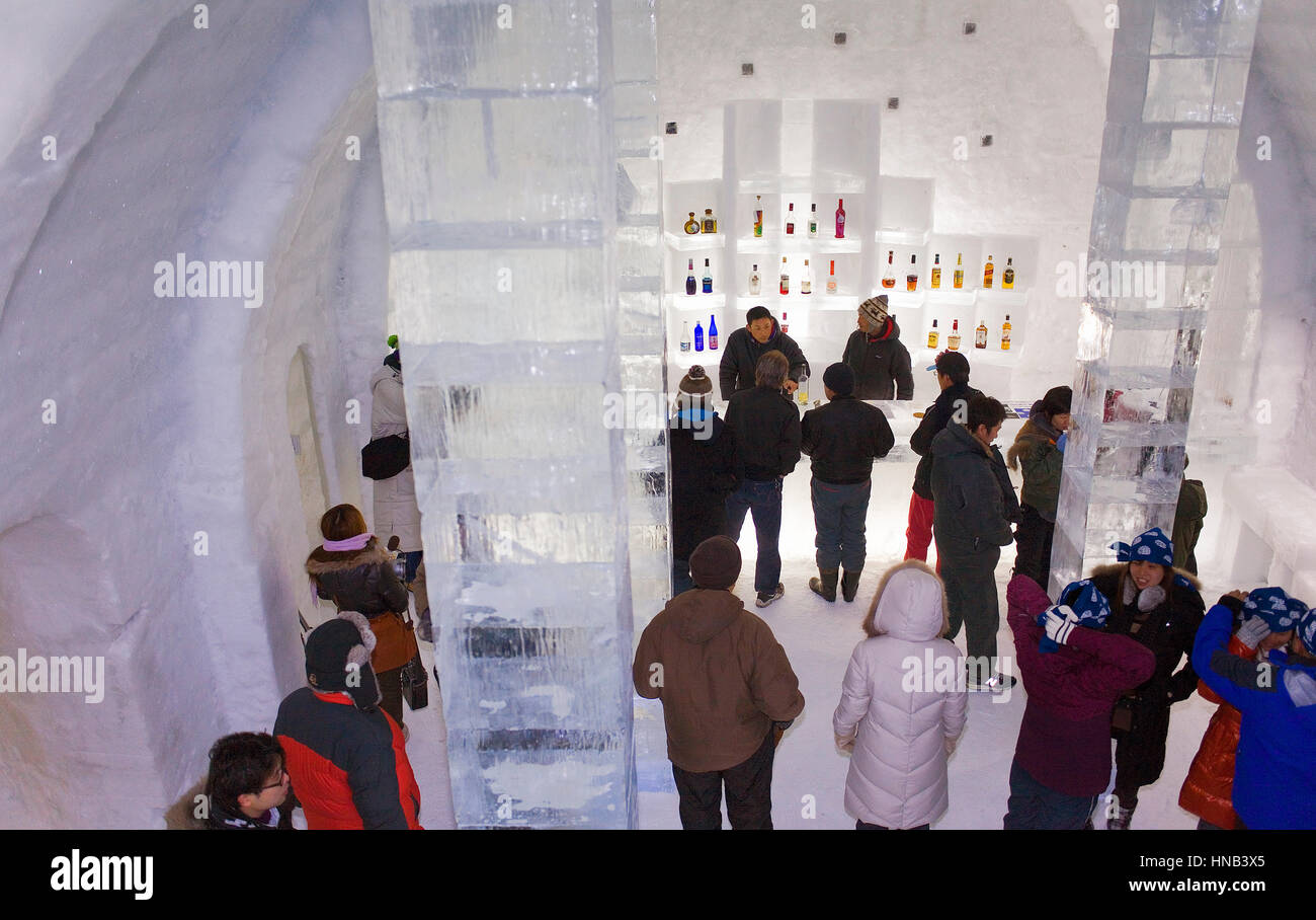 Japan hokkaido ice festival building hi-res stock photography and ...