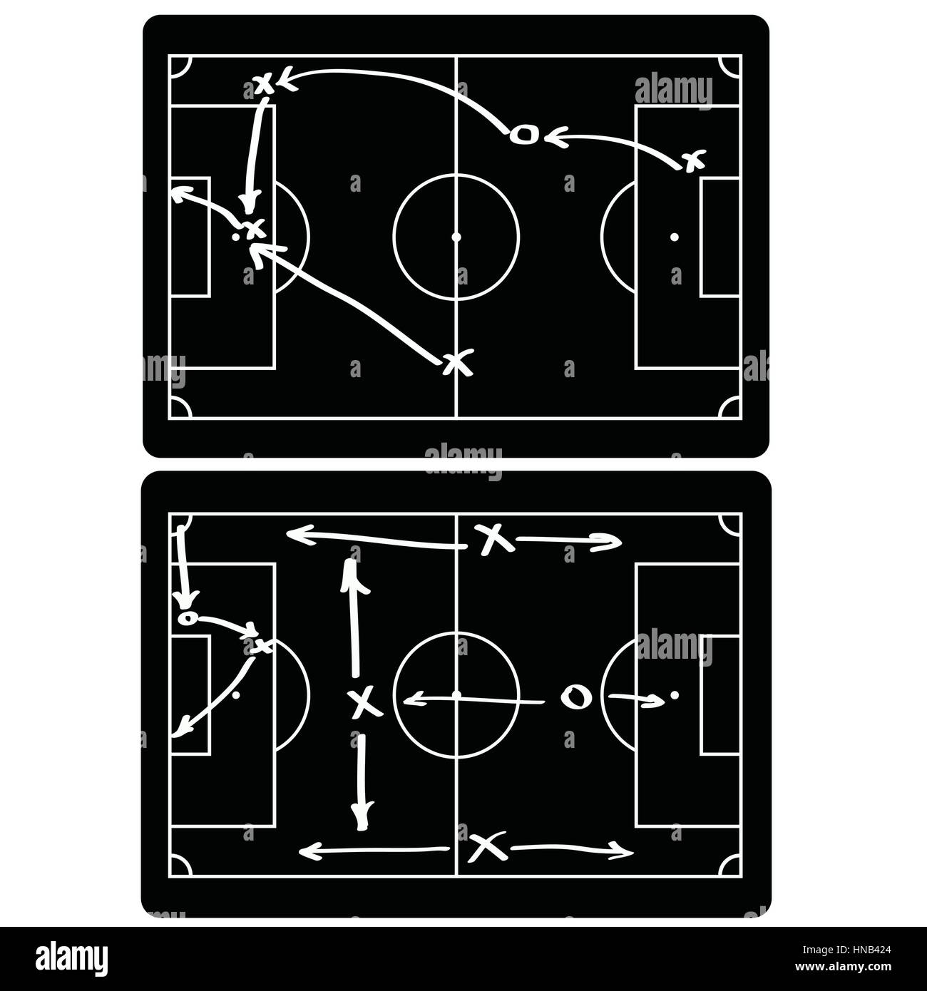Soccer field markings Stock Vector Images - Alamy