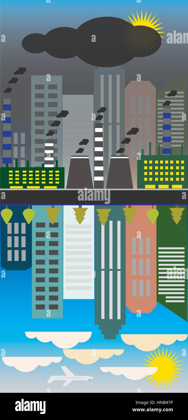 Polluted Stock Vector Images - Alamy