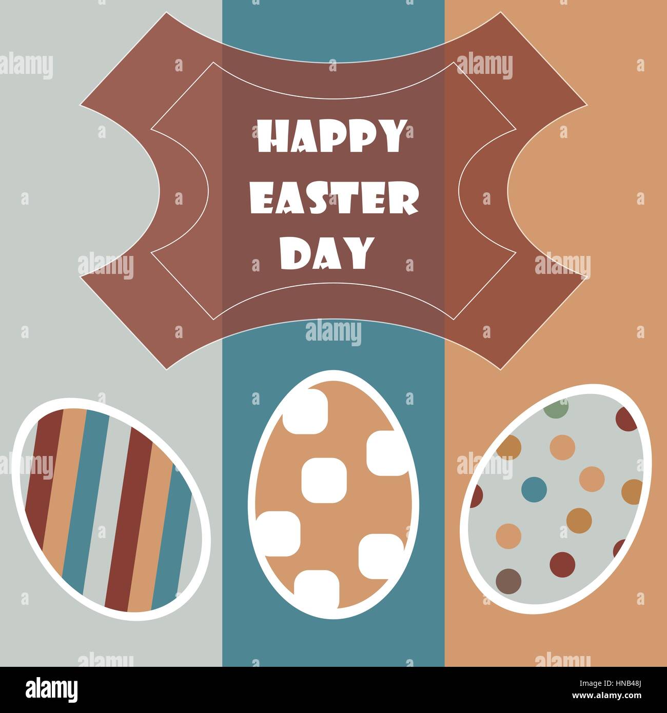 Happy Easter Card. vector illustration Stock Vector Image & Art - Alamy