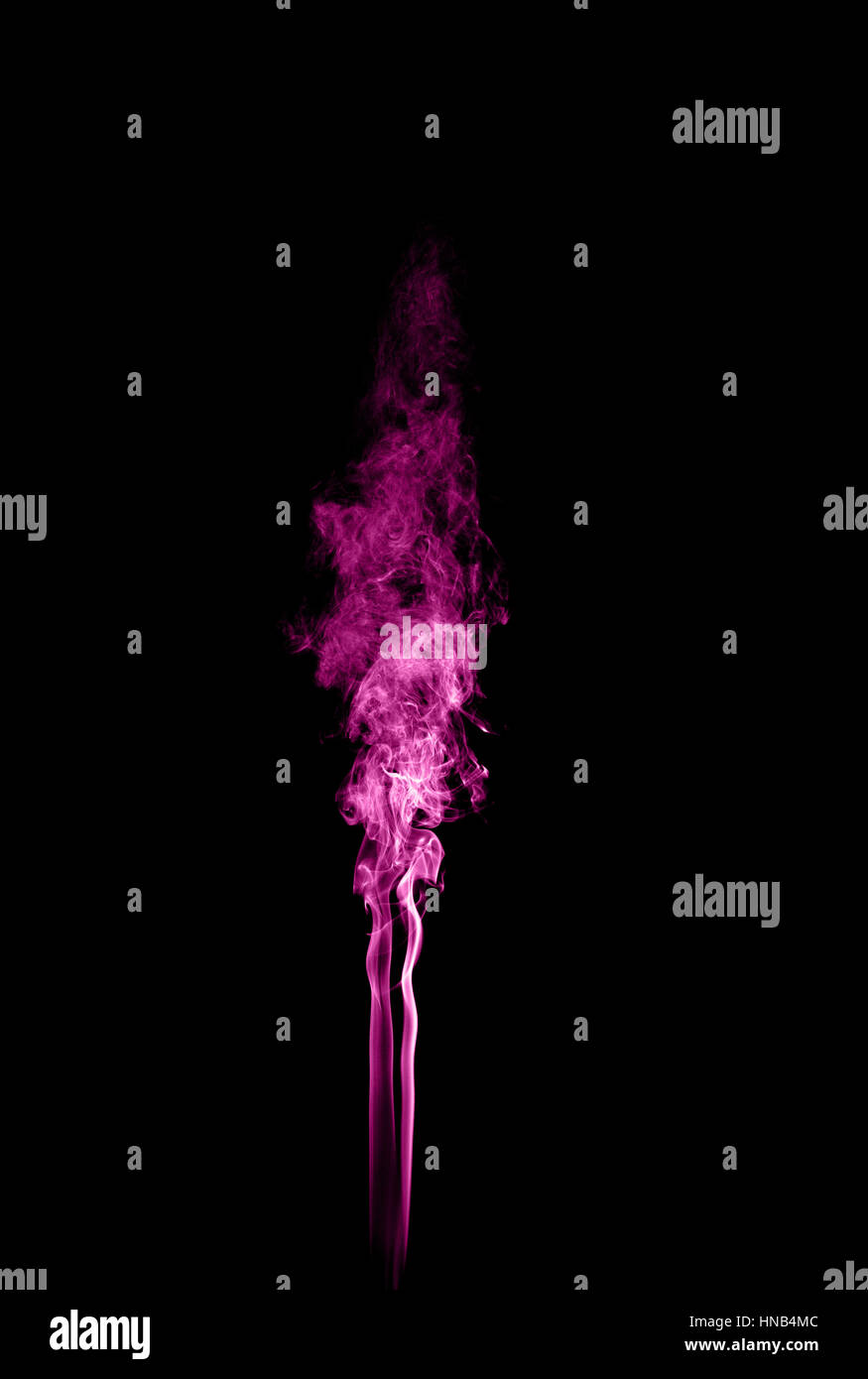 Smoke in black background Stock Photo - Alamy