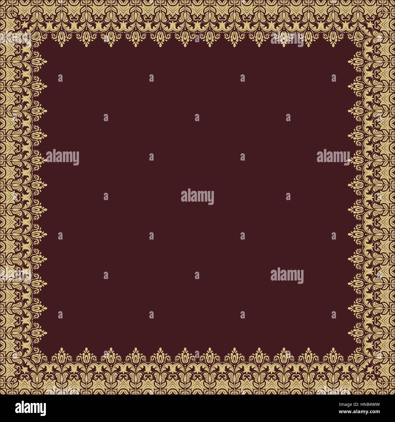 Floral Vector Fine Frame Stock Vector Image & Art - Alamy