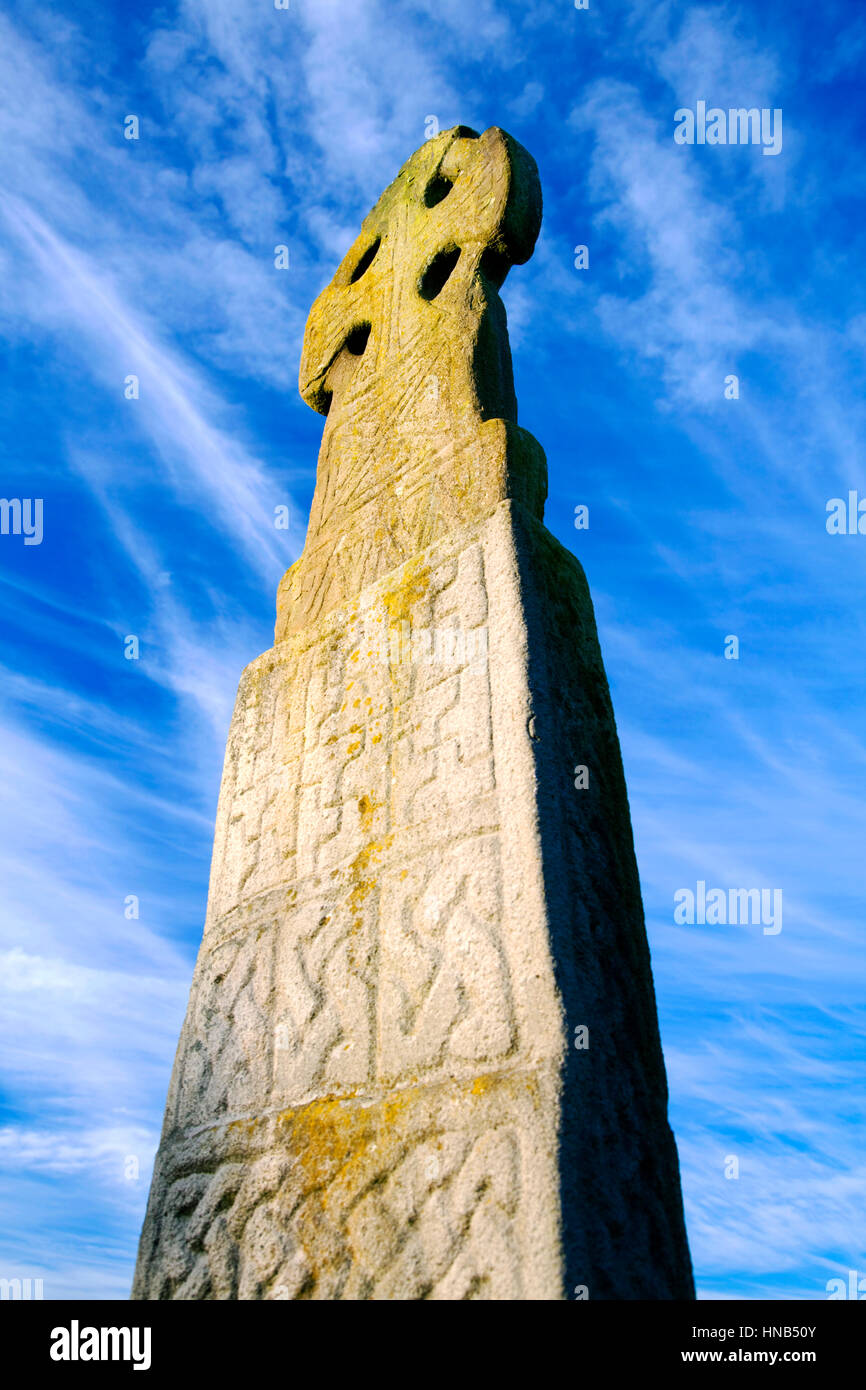 Celtic Cross, Carew Castle, Pembrokeshire, Wales, UK Stock Photo - Alamy