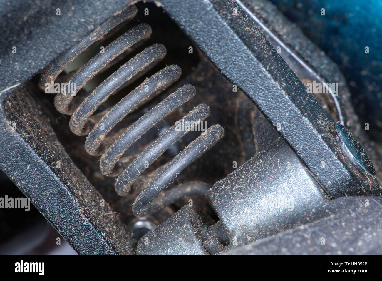 dirty old suspension spring Stock Photo - Alamy