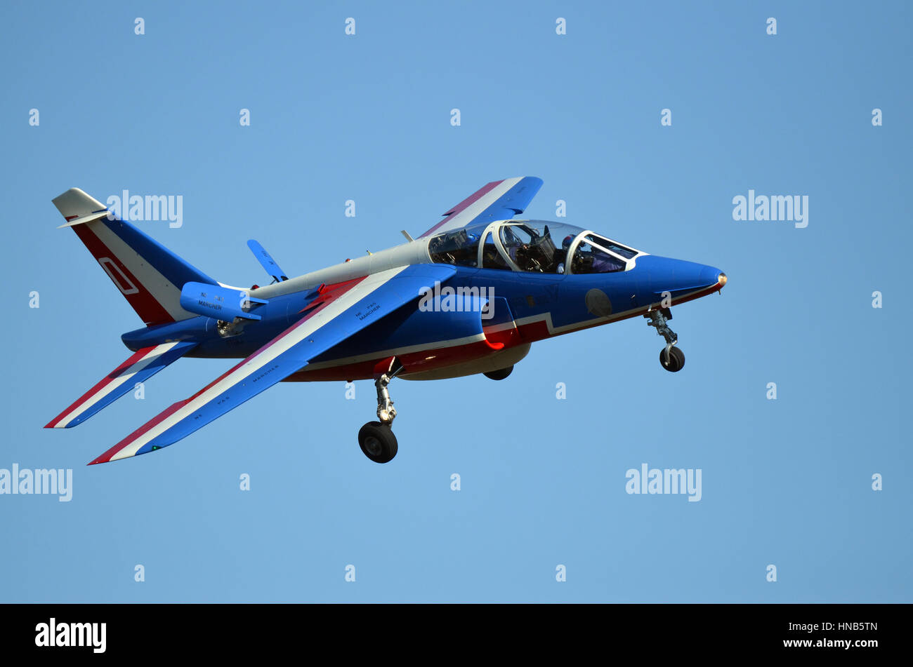 An Alpha Jet of the french national jet patrol Stock Photo - Alamy