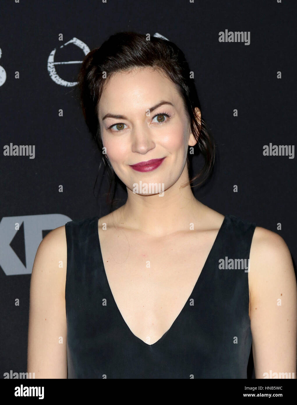 Britt Lower attending the premiere of 'Taboo' at the Directors Guild of ...