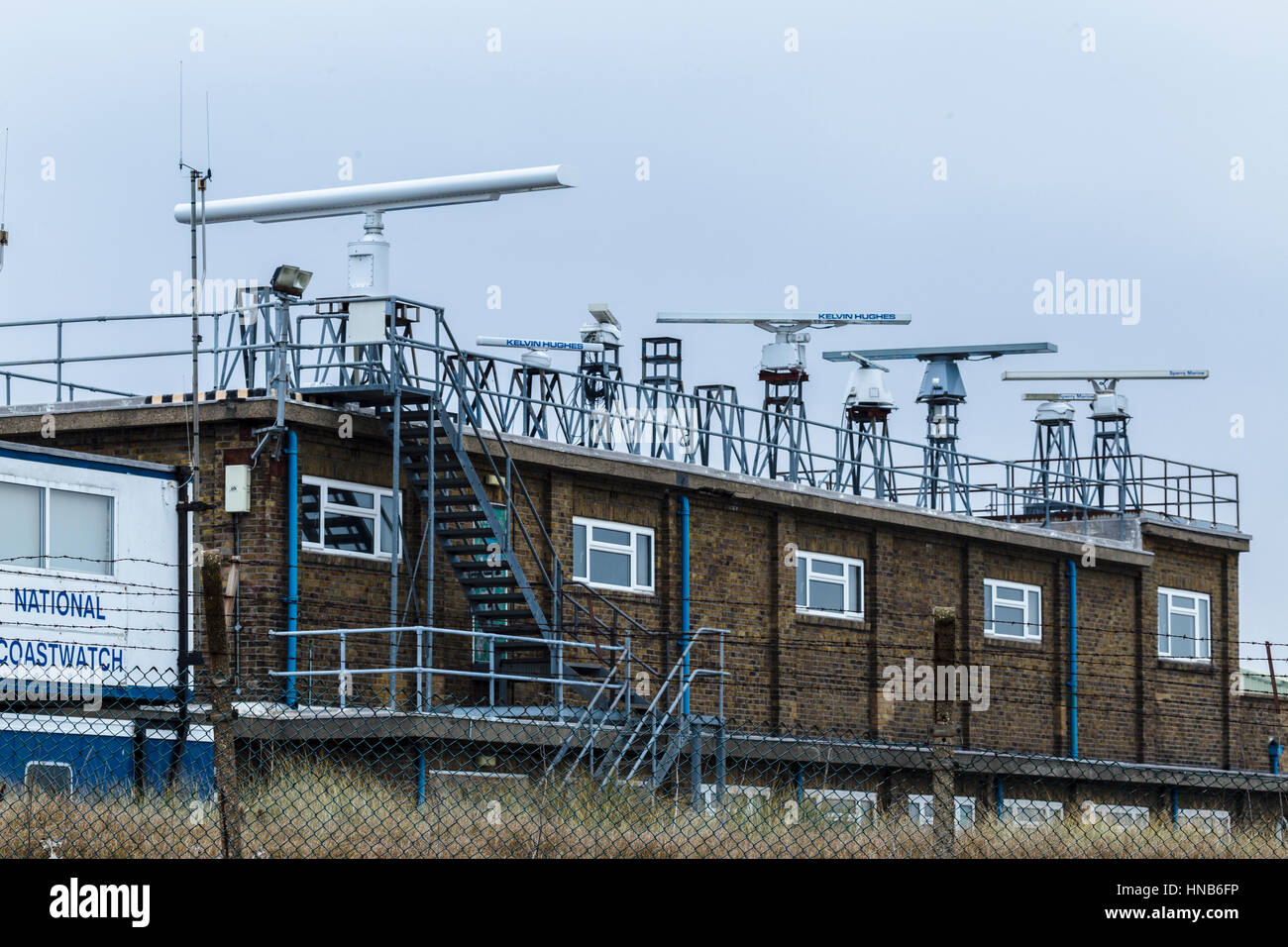 Array of Radar Antenna at QinetiQ Shoeburyness Stock Photo - Alamy