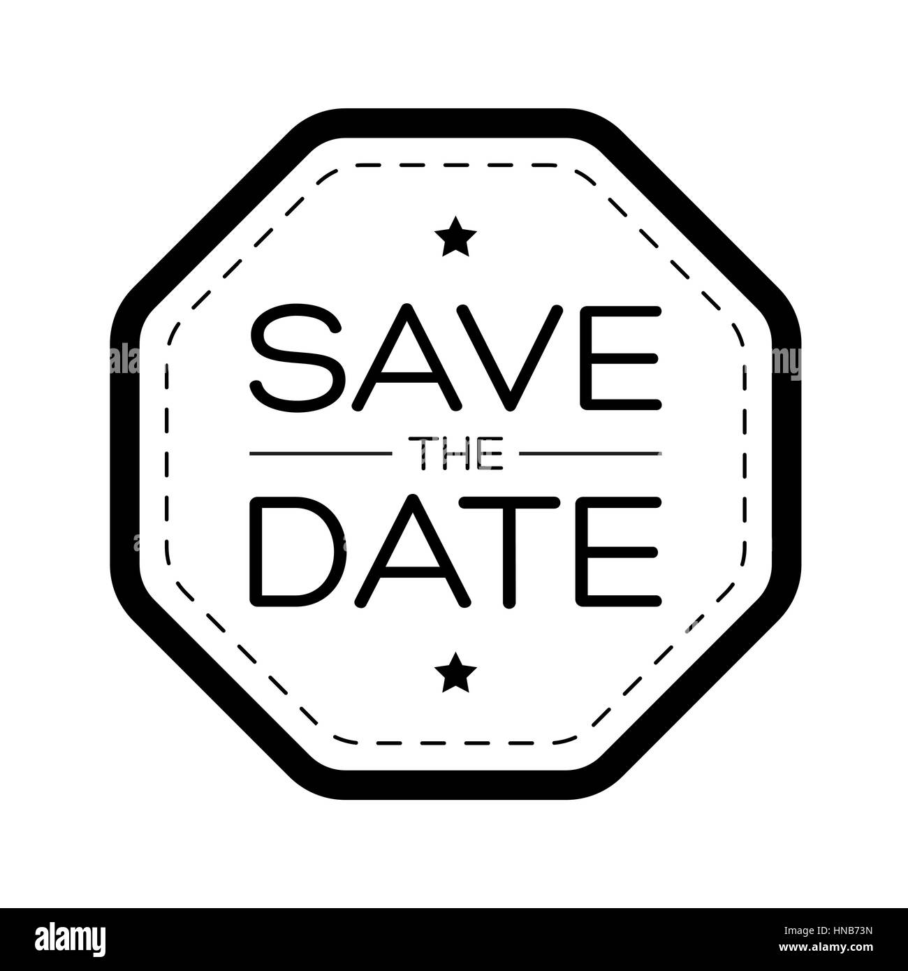 Save the Date vintage lettering Stock Vector Image & Art - Alamy