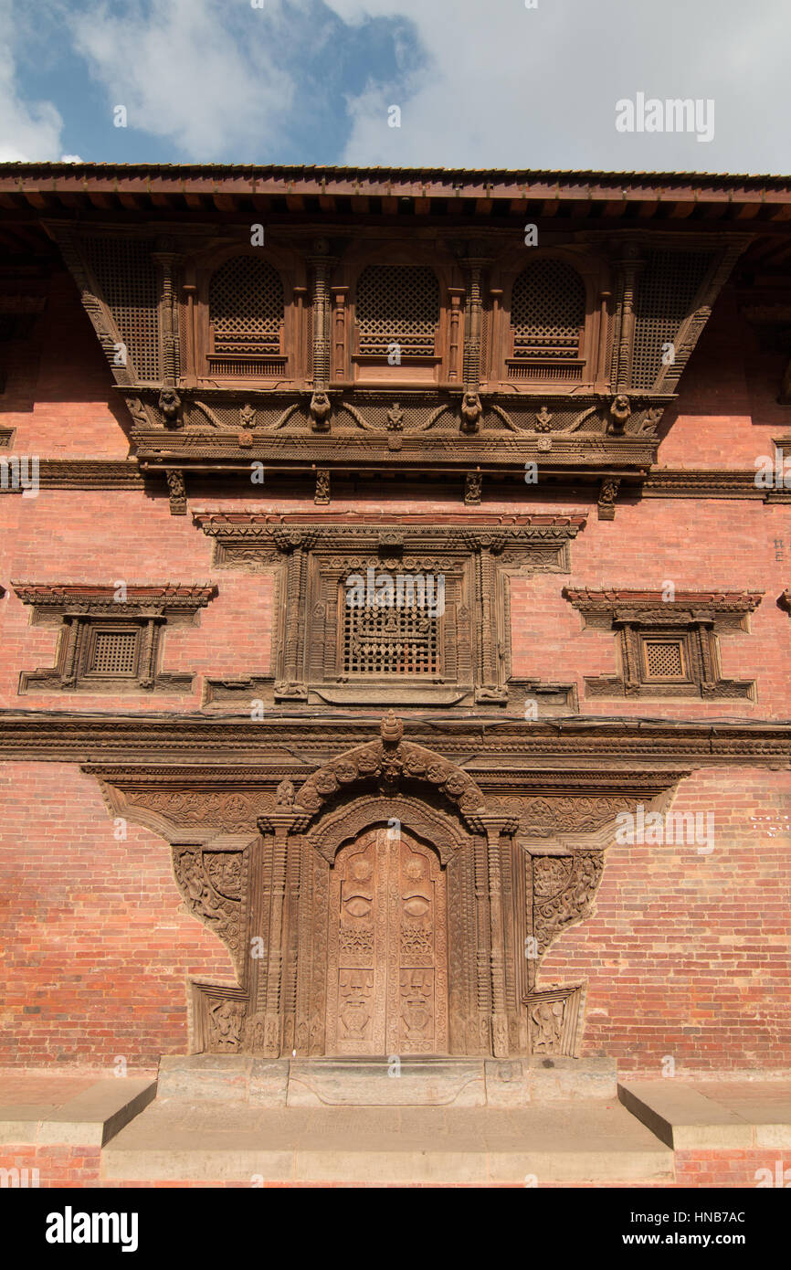 Kathmandu nepal traditional carved wood hi-res stock photography and ...