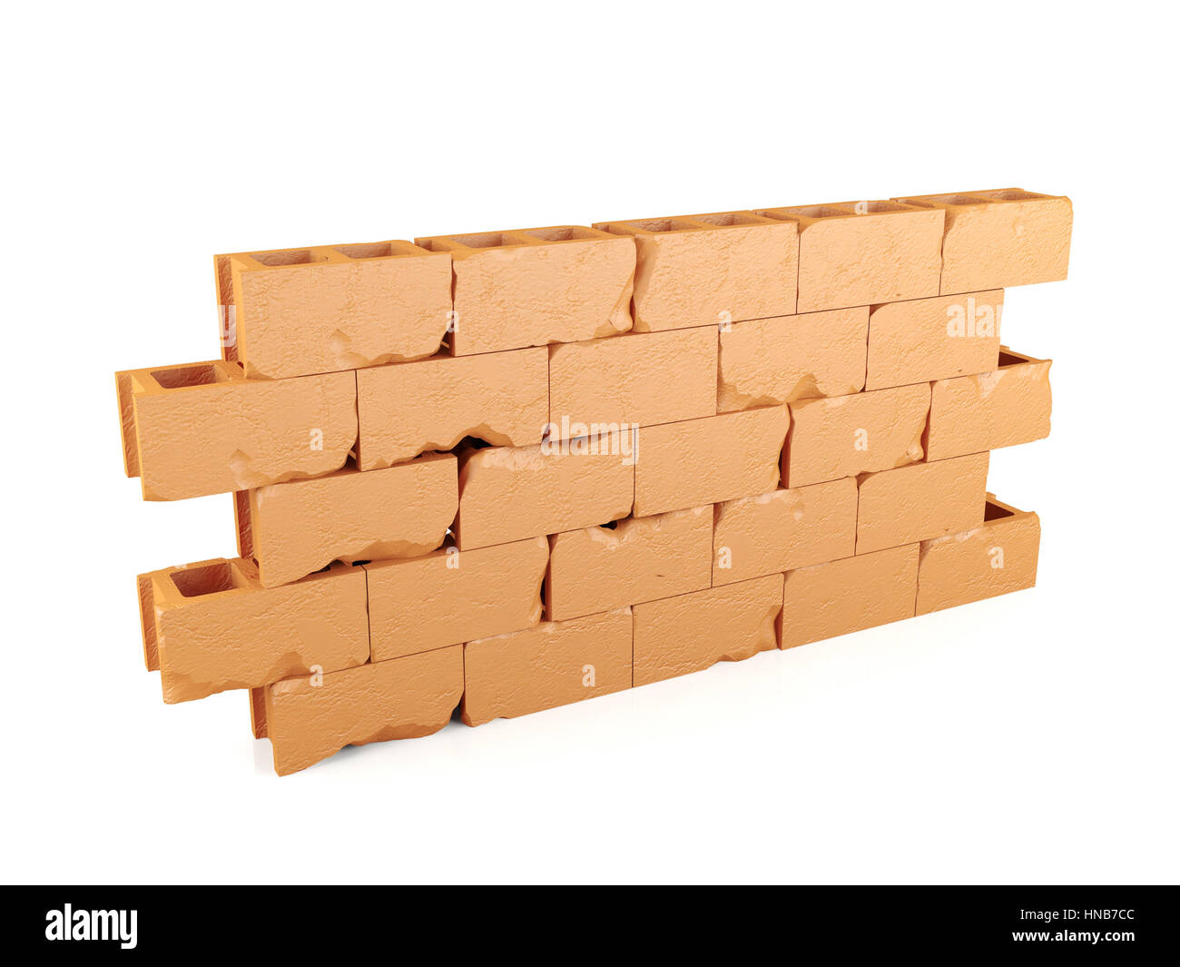 Cracking brickwork hi-res stock photography and images - Alamy
