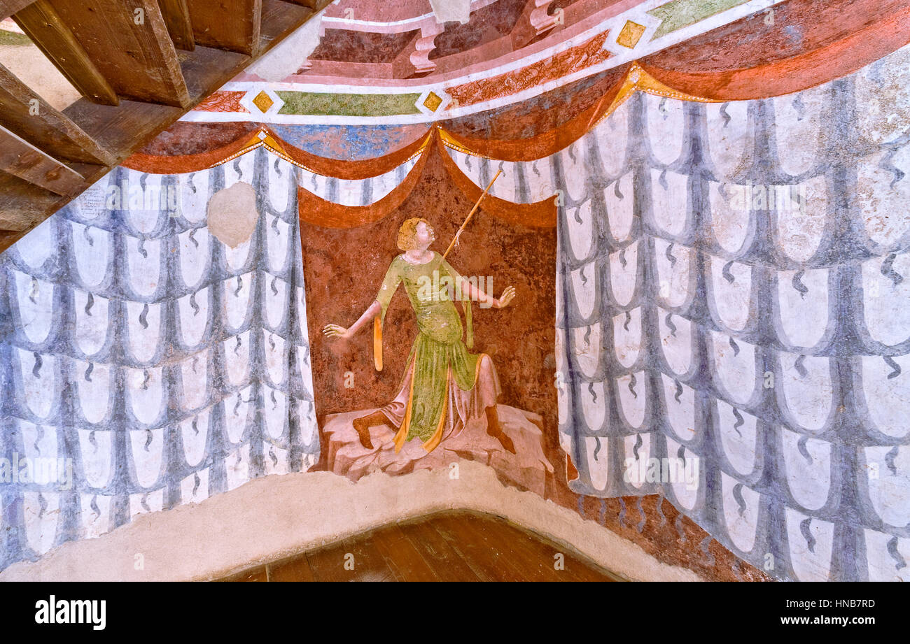 Italy Trentino Alto Adige Sabbionara d’Avio castle the room of love ...