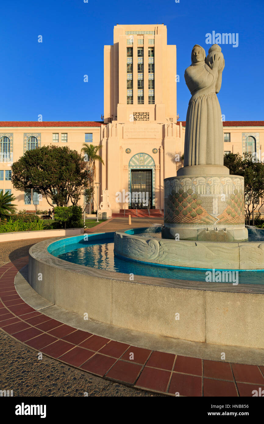 County Administration Center, San Diego, California, USA Stock Photo ...