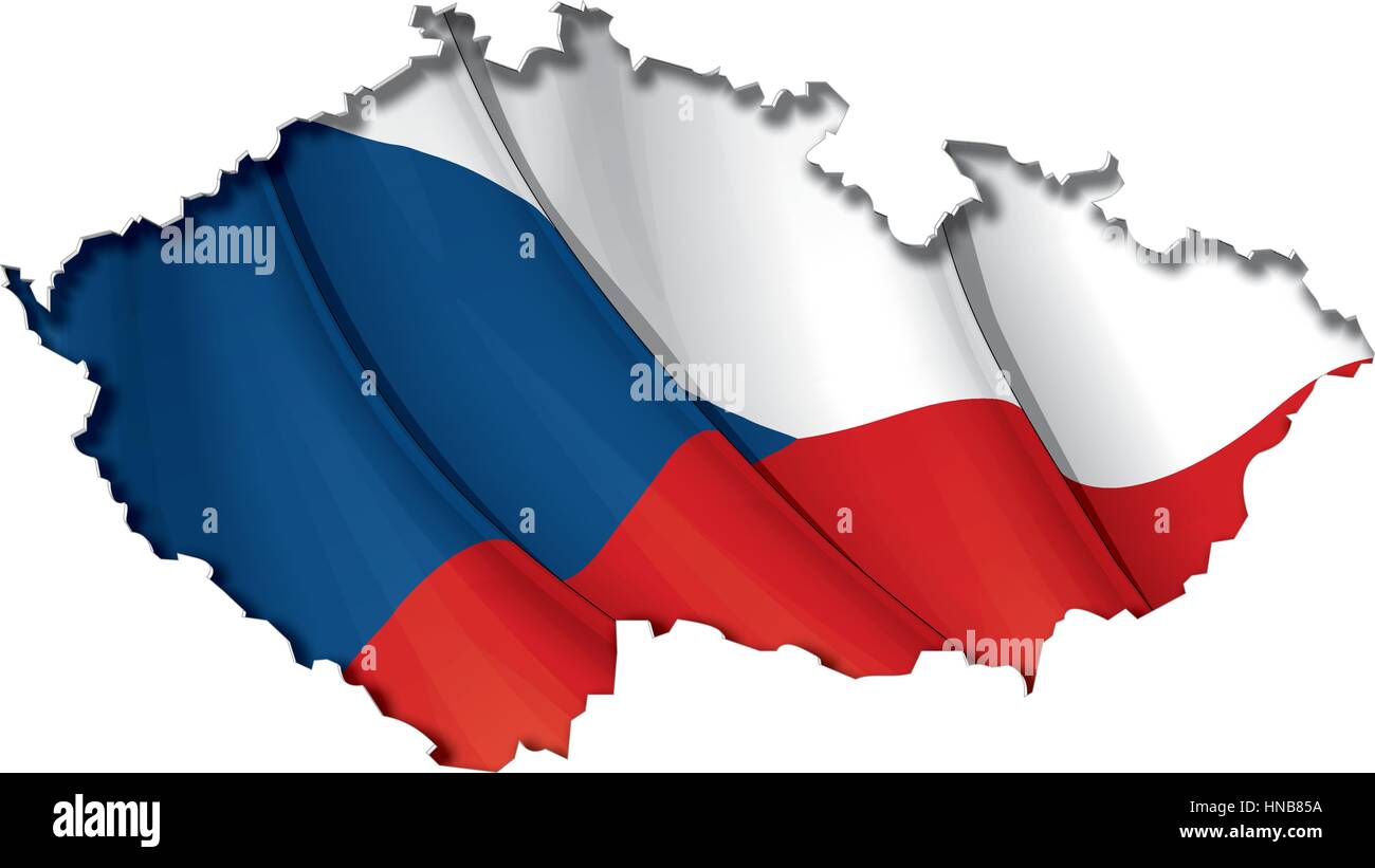 Czechoslovakia map Stock Vector Images - Alamy