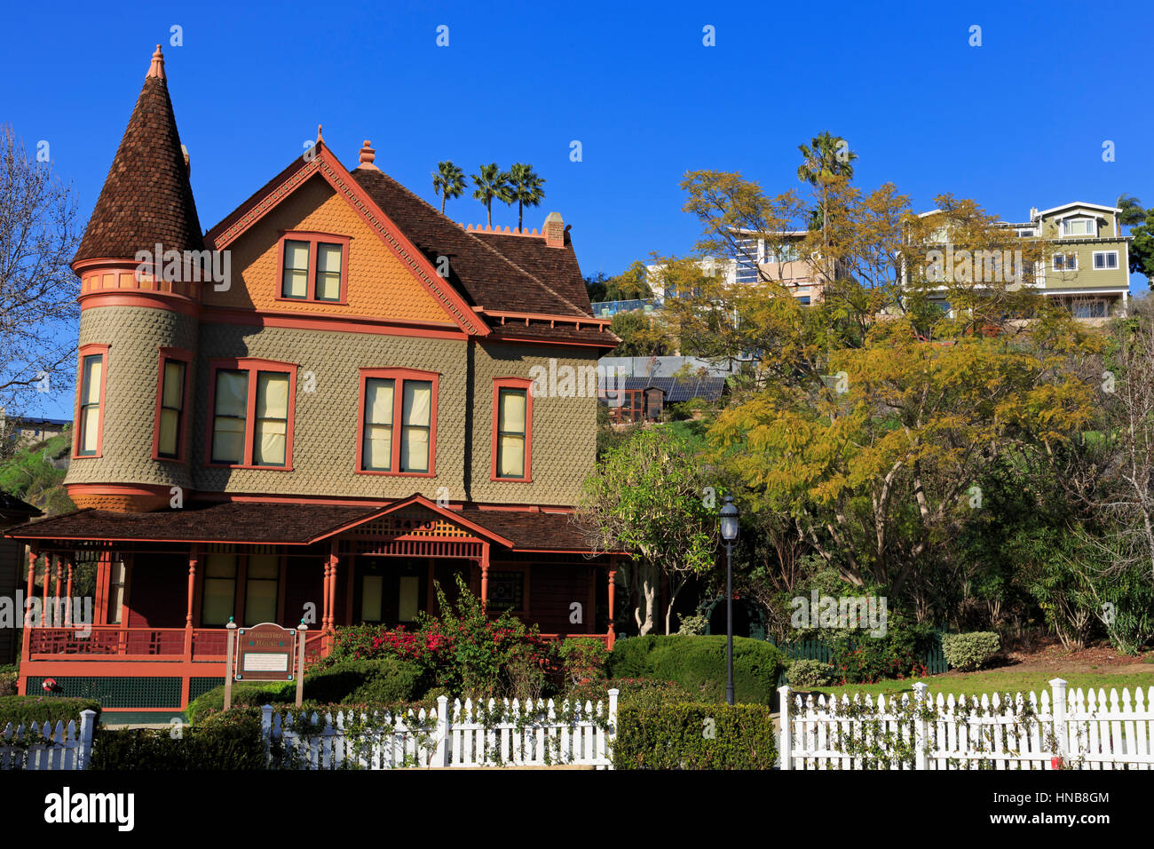 Christian House in Heritage Park, Old Town, San Diego, California, USA ...