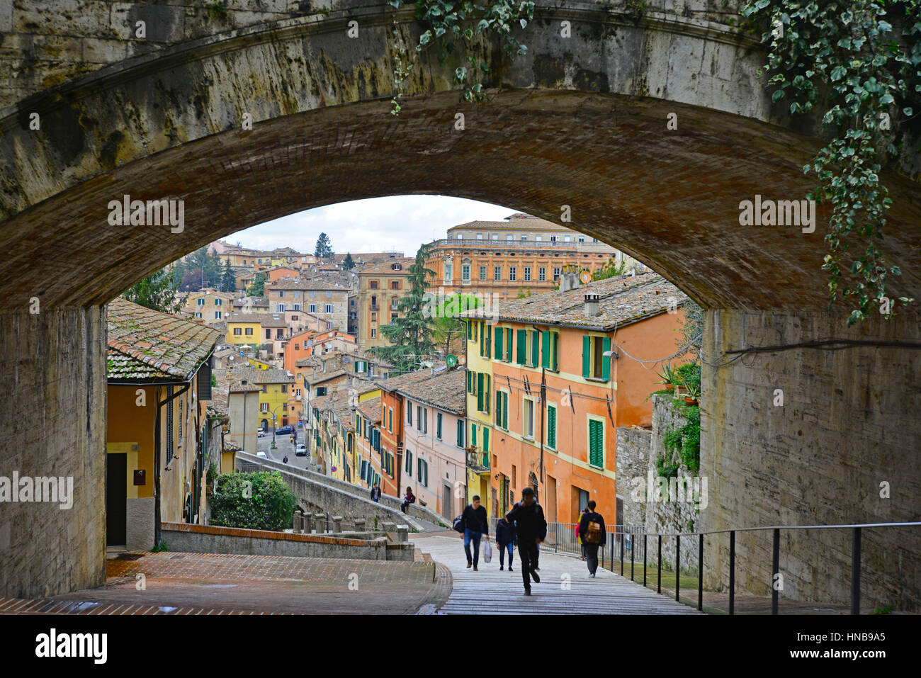 A beautiful ancient city Perugia in Italy Stock Photo - Alamy