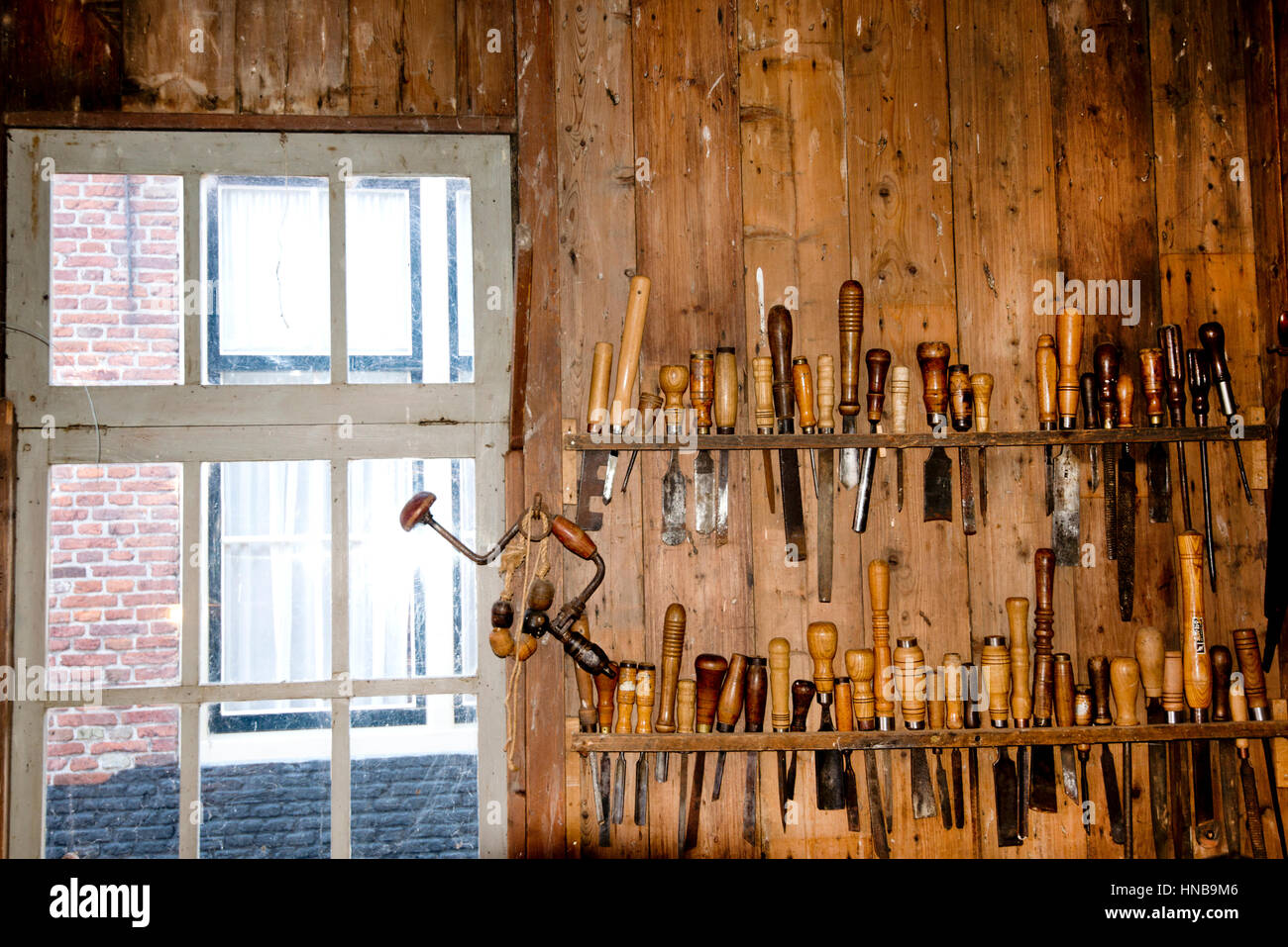 tools in a barn in the Nertherlands Stock Photo - Alamy