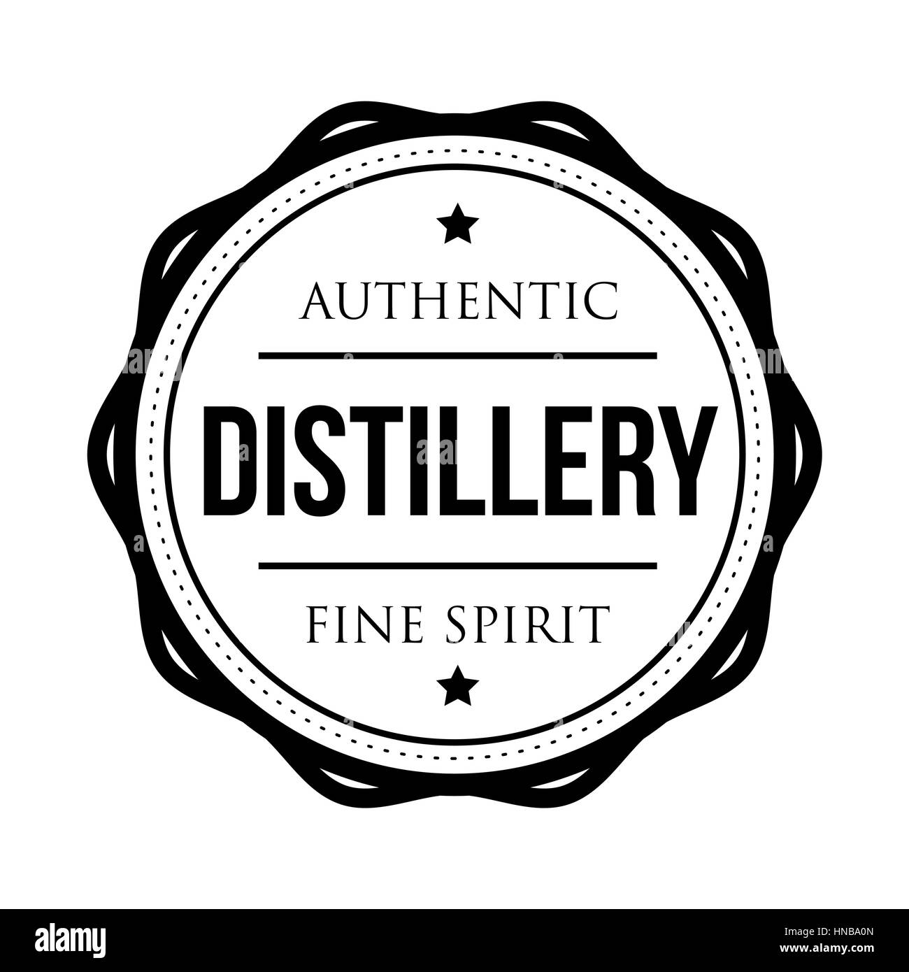 Distillery vintage logo stamp Stock Vector Image & Art - Alamy