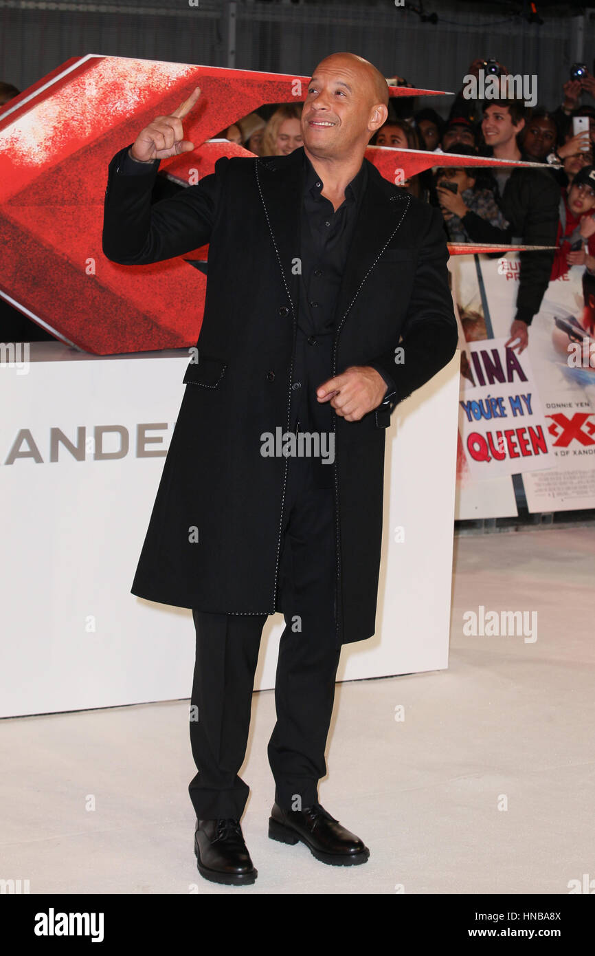 The European Premiere of 'xXx: Return Of Xander Cage' held at the ...