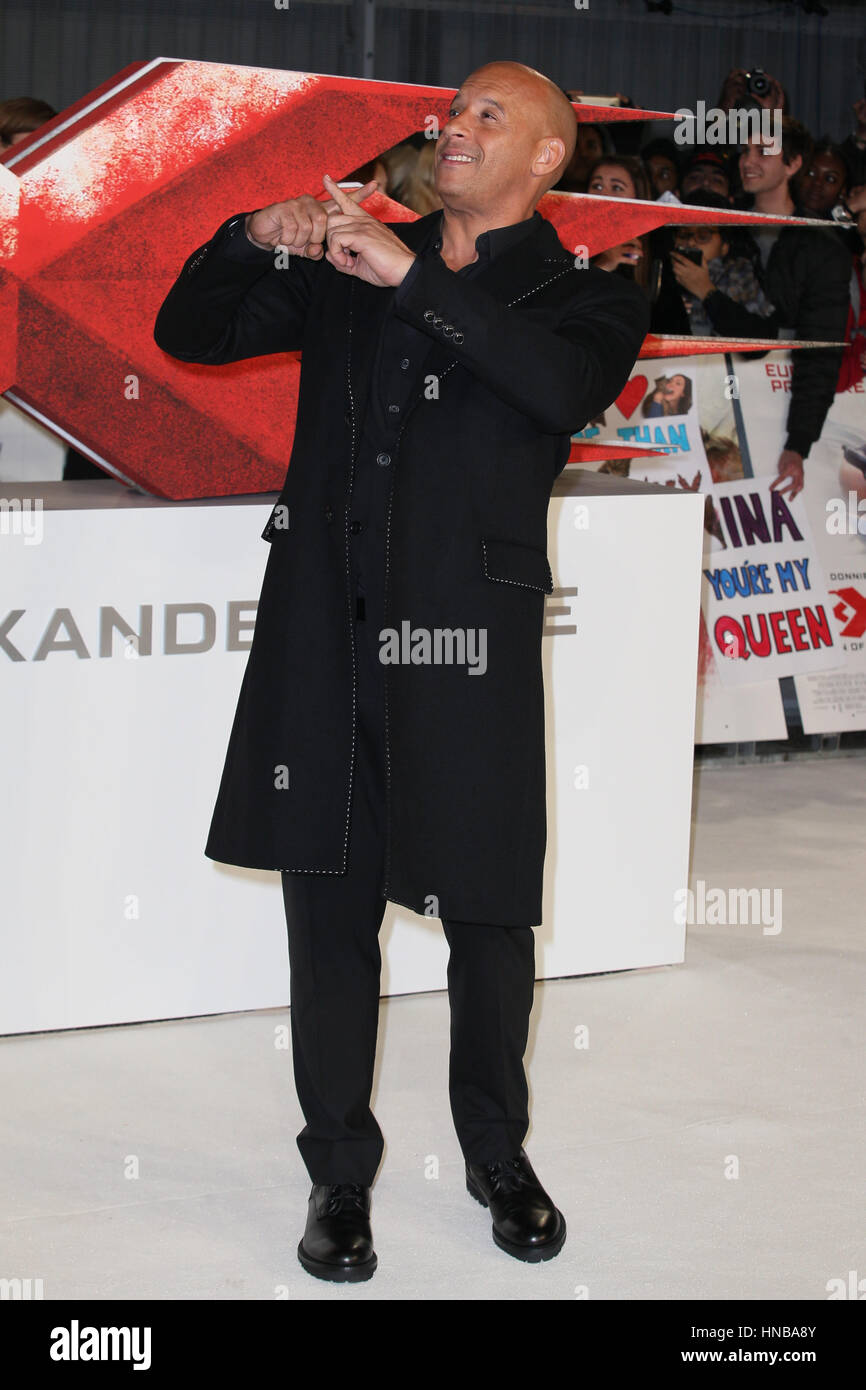 The European Premiere of 'xXx: Return Of Xander Cage' held at the ...