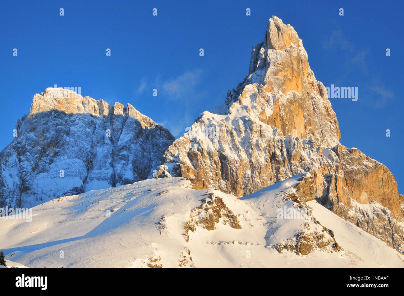 San Martino Passo Rolle Dolomiti Alps Italy Stock Photo - Alamy