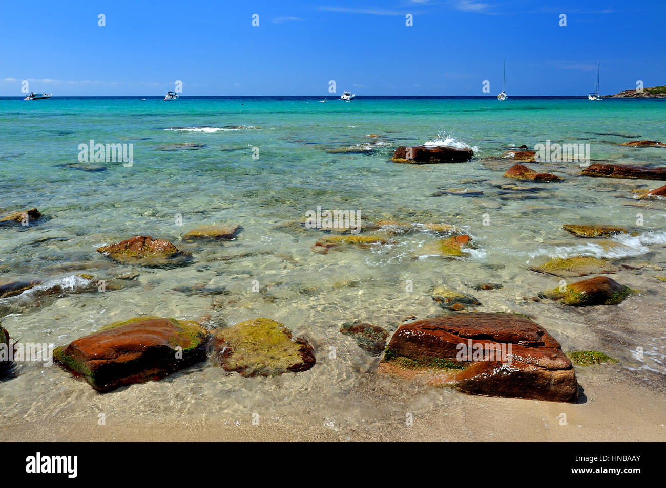 Sea of Sardinia island, Italy Stock Photo - Alamy