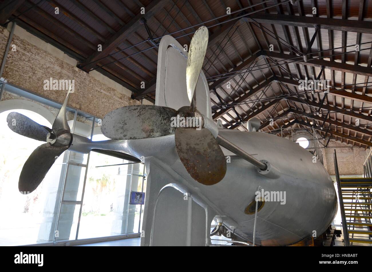 World's first electric battery-powered submarine built by Isaac Peral ...