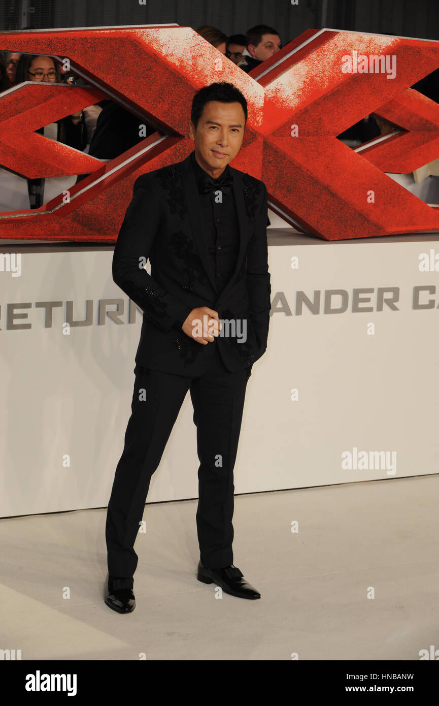 The European Premiere of 'xXx: Return Of Xander Cage' held at the ...