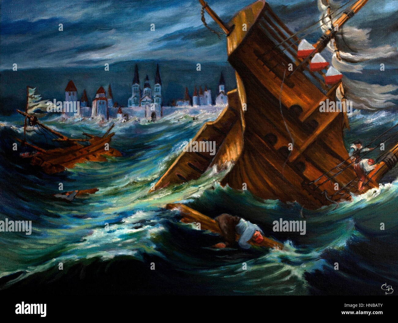 Naval fleet in storm hi-res stock photography and images - Alamy