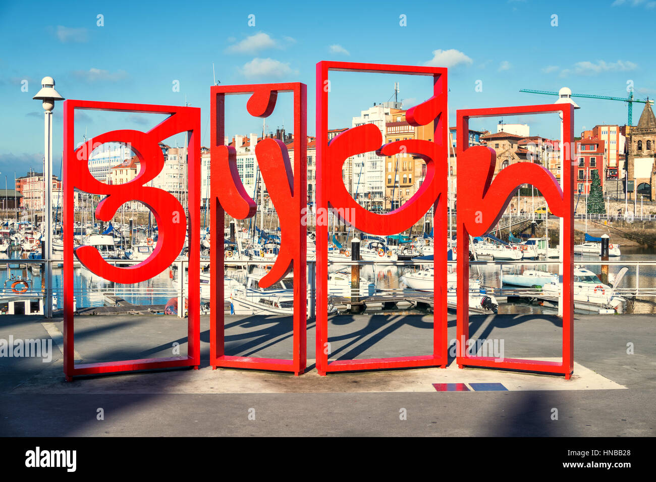 Gijon logo hi-res stock photography and images - Alamy