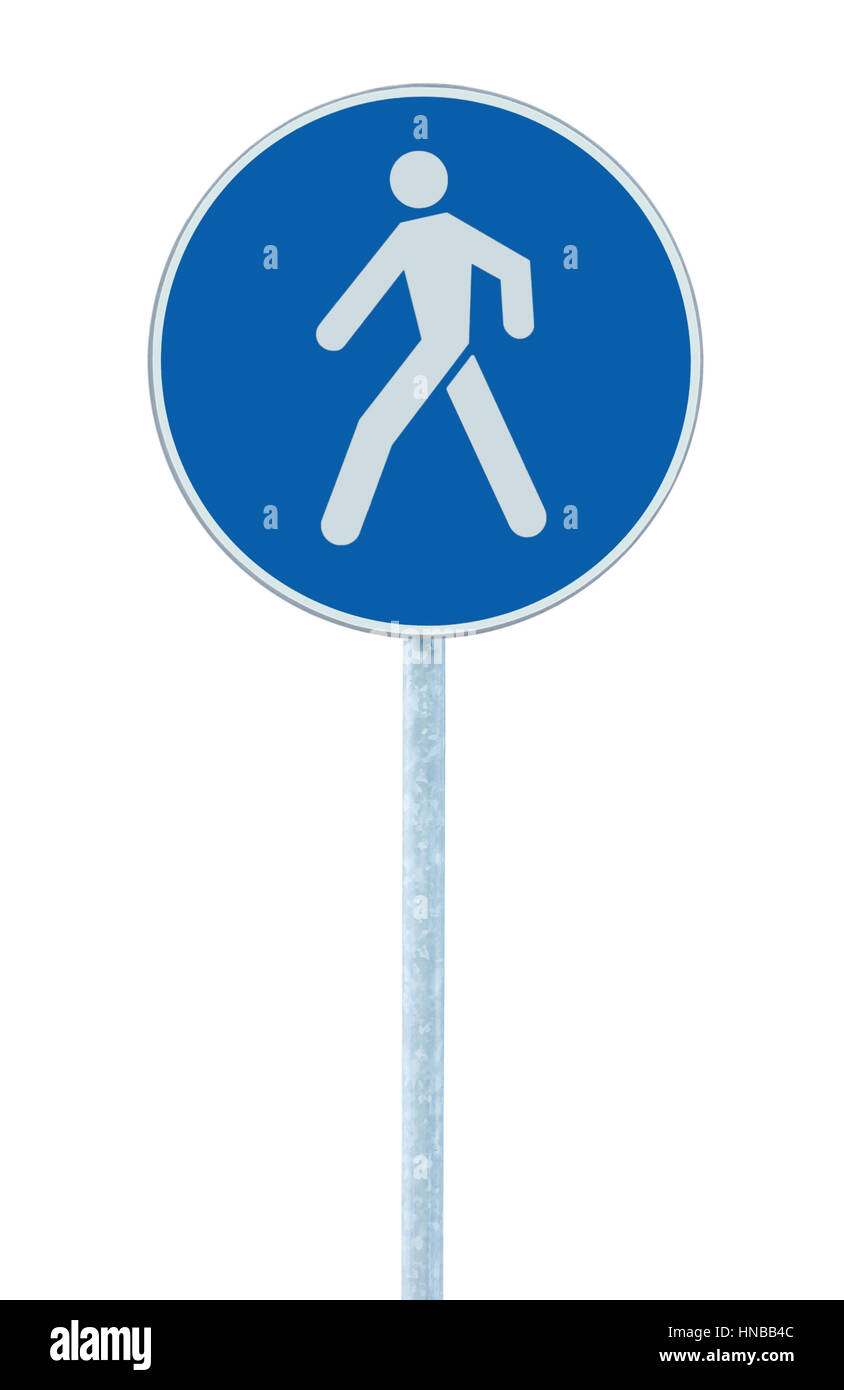 Pedestrian Walkway Sign High Resolution Stock Photography and Images ...