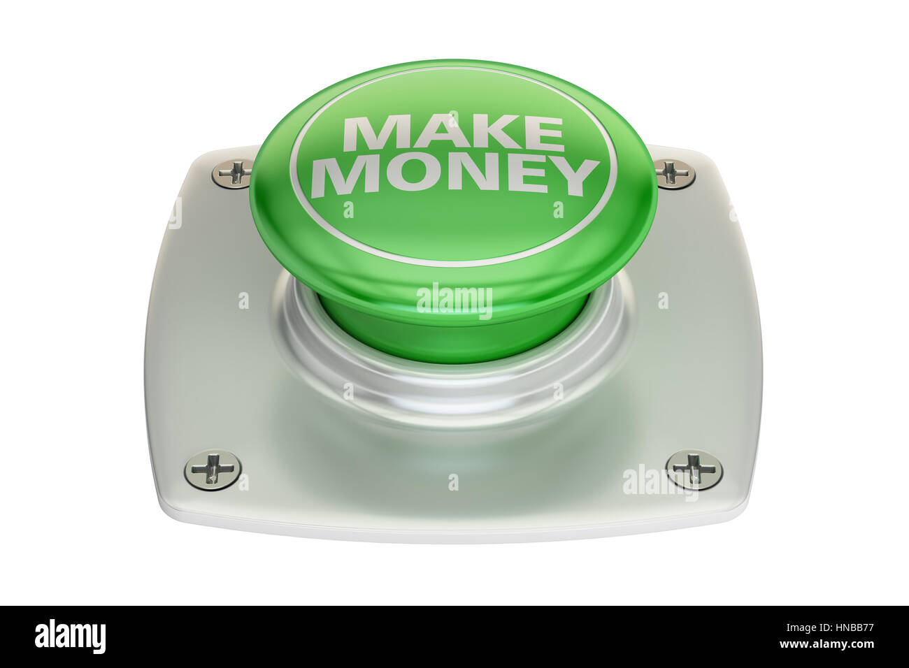 Earn money button icon concept hi-res stock photography and images - Alamy