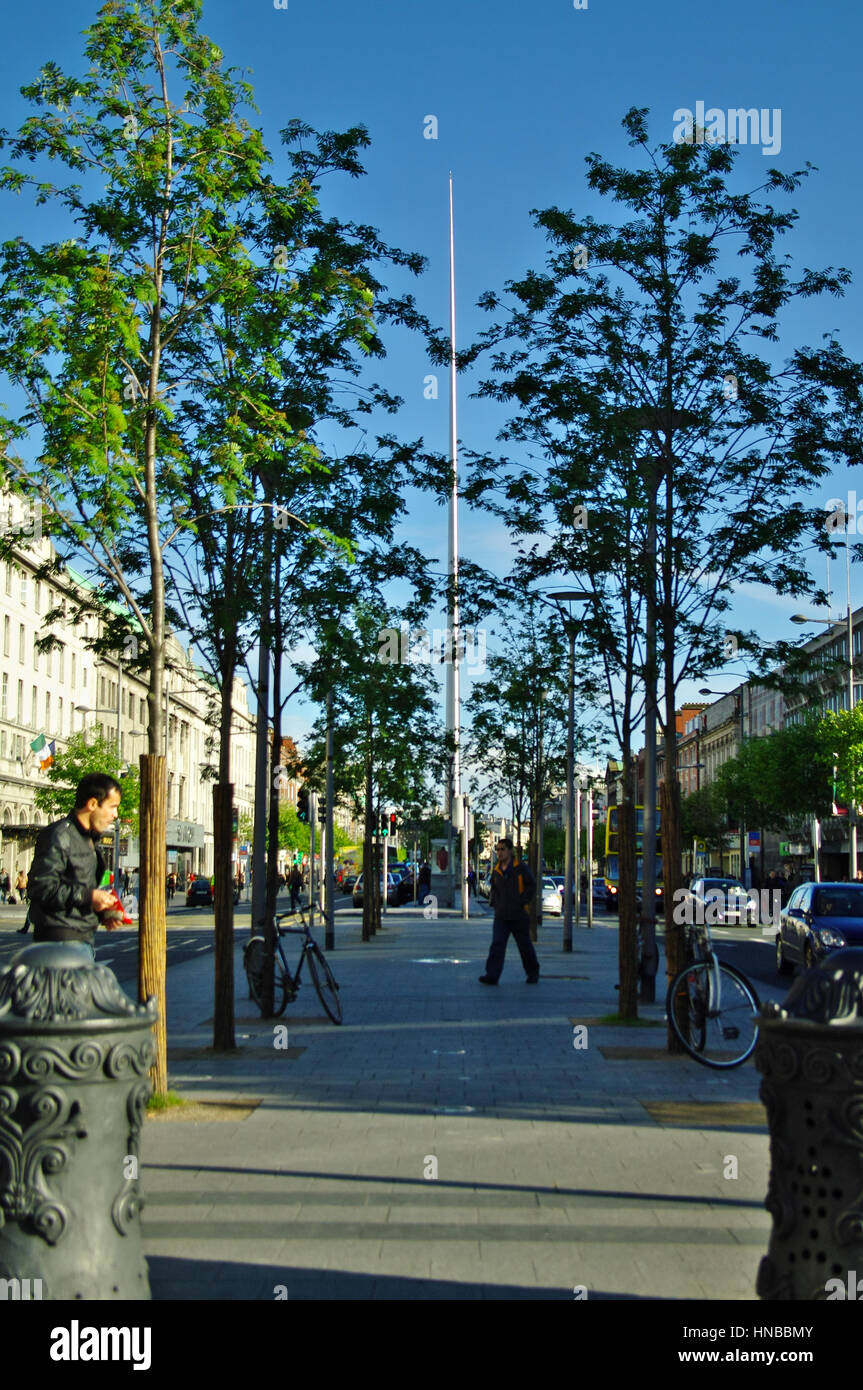 DUBLIN,IE-CIRCA MAY,2011 - View of the streets of Dublin in spring time ...