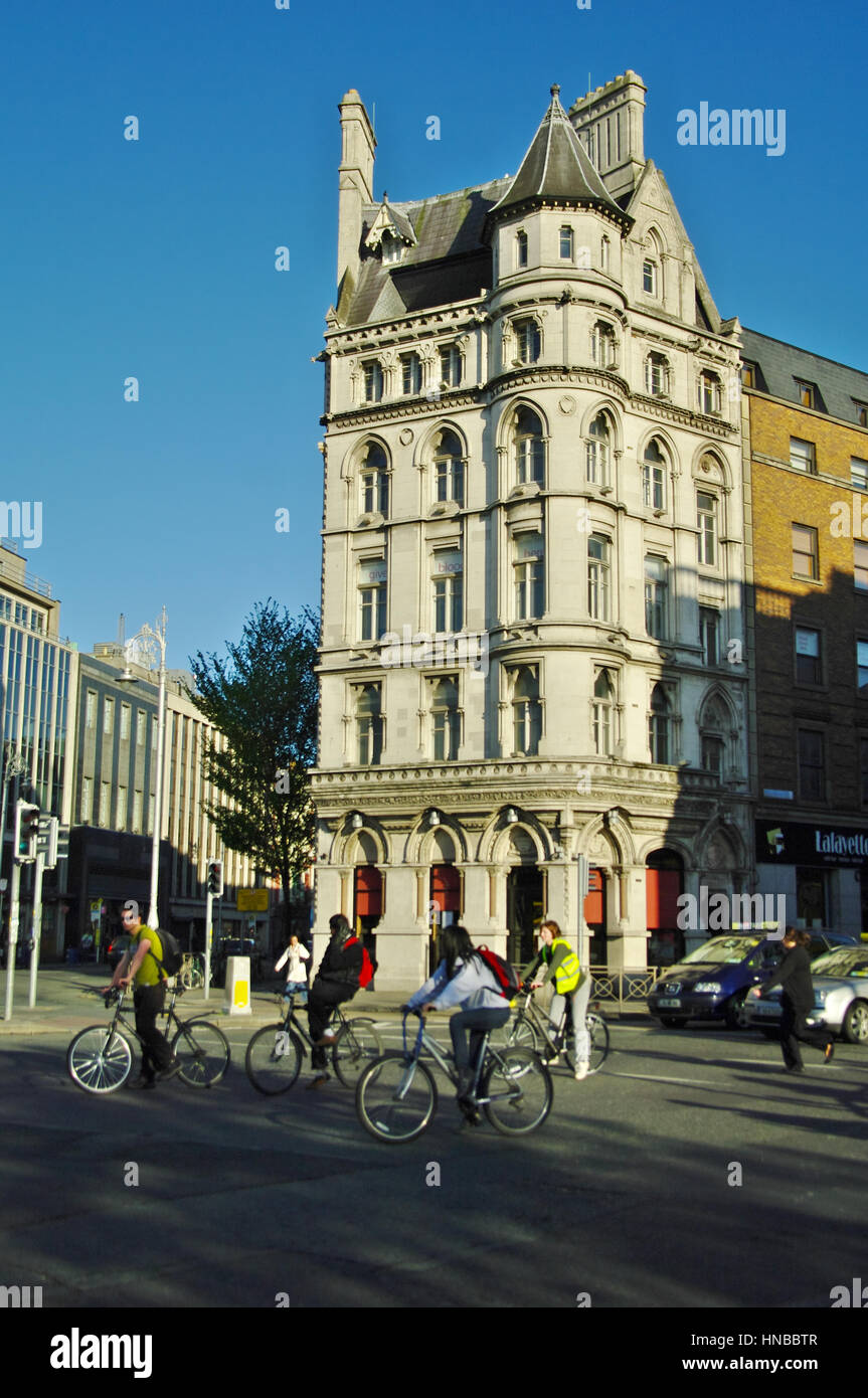 DUBLIN,IE-CIRCA MAY,2011 - View of the streets of Dublin in spring time ...