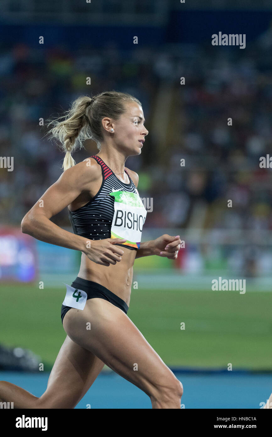 Rio de Janeiro, Brazil. 18 August 2016. Athletics, Melissa Bishop (CAN ...