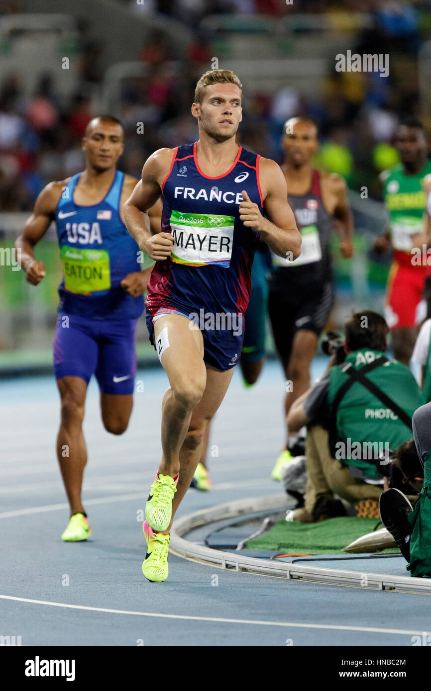 Rio de Janeiro, Brazil. 18 August 2016. Athletics, Kevin Mayer (FRA ...