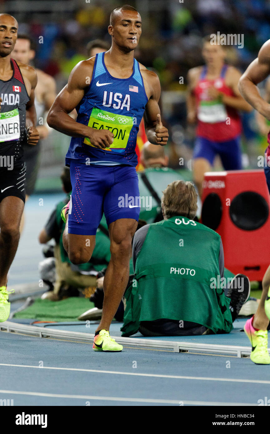 Rio de Janeiro, Brazil. 18 August 2016. Athletics, Ashton Eaton (USA ... Rio de Janeiro, Brazil. 18 August 2016. Athletics, Ashton Eaton (USA ...