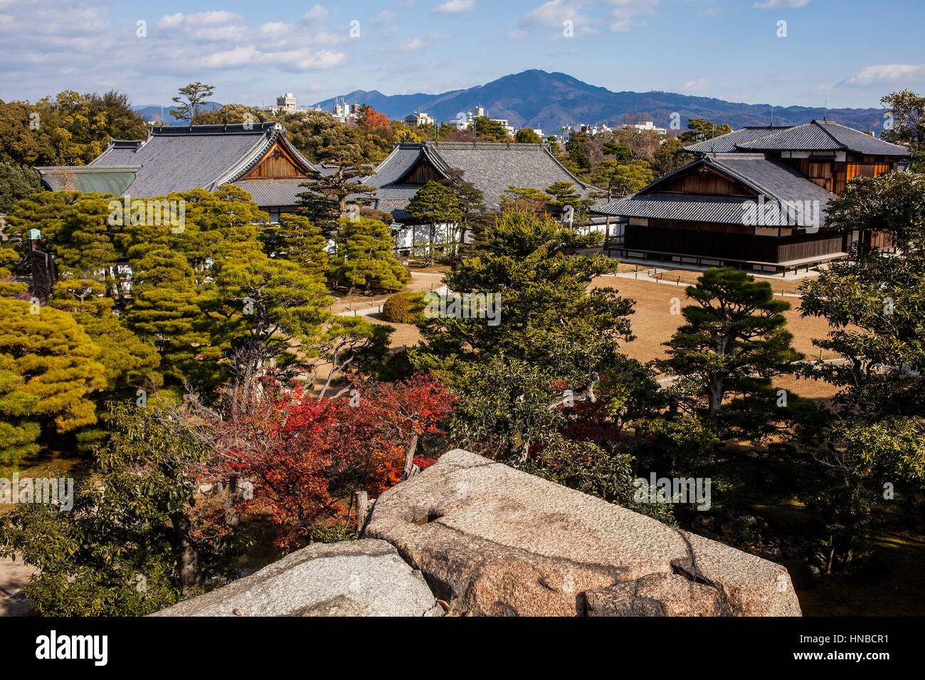 Kyoto imperial palace aerial hi-res stock photography and images - Alamy