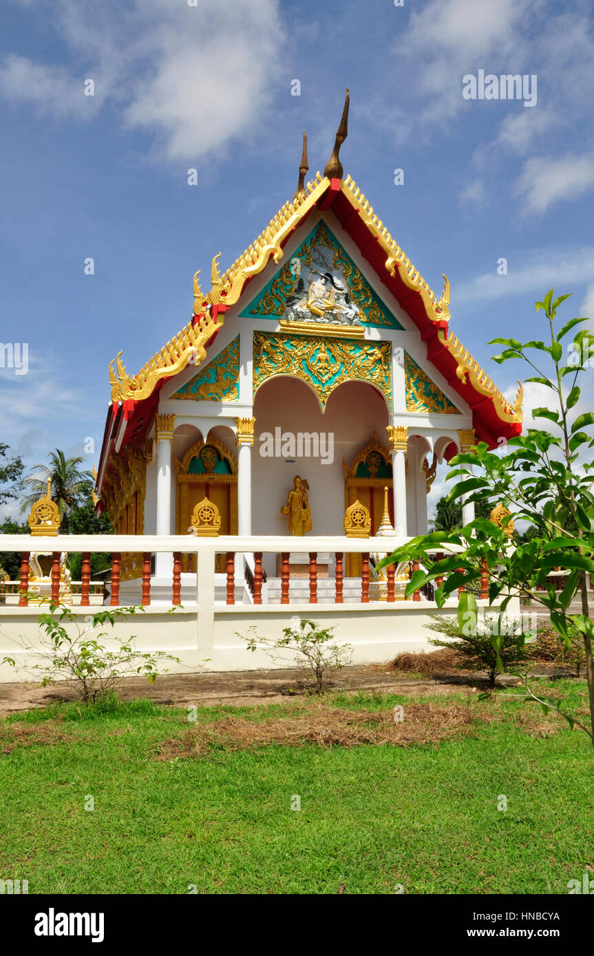 A small but no less ornate temple in the countryside of South Western ...