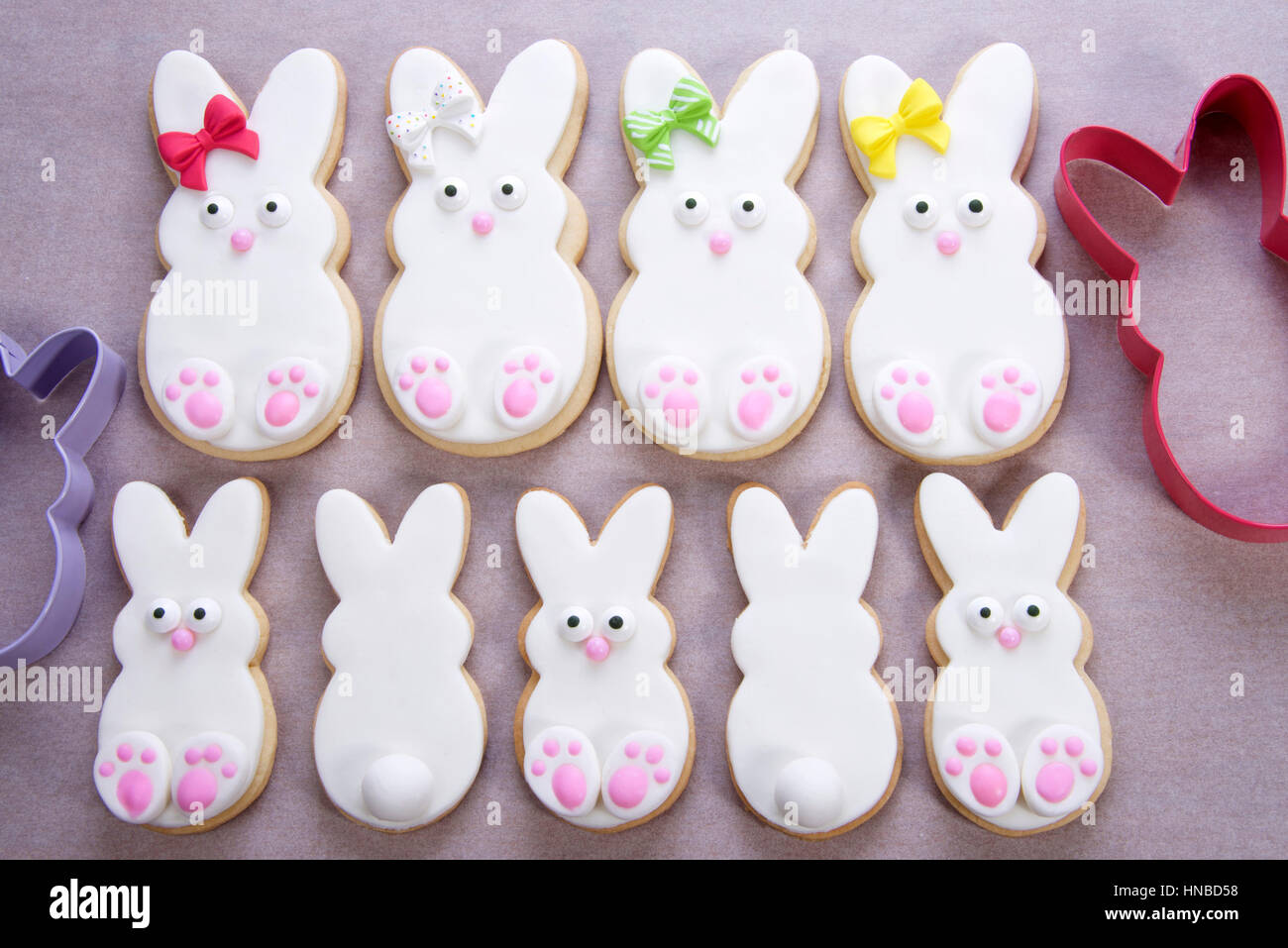 Easter Bunny Sugar Cookies homemade covered in home made marshmallow ...