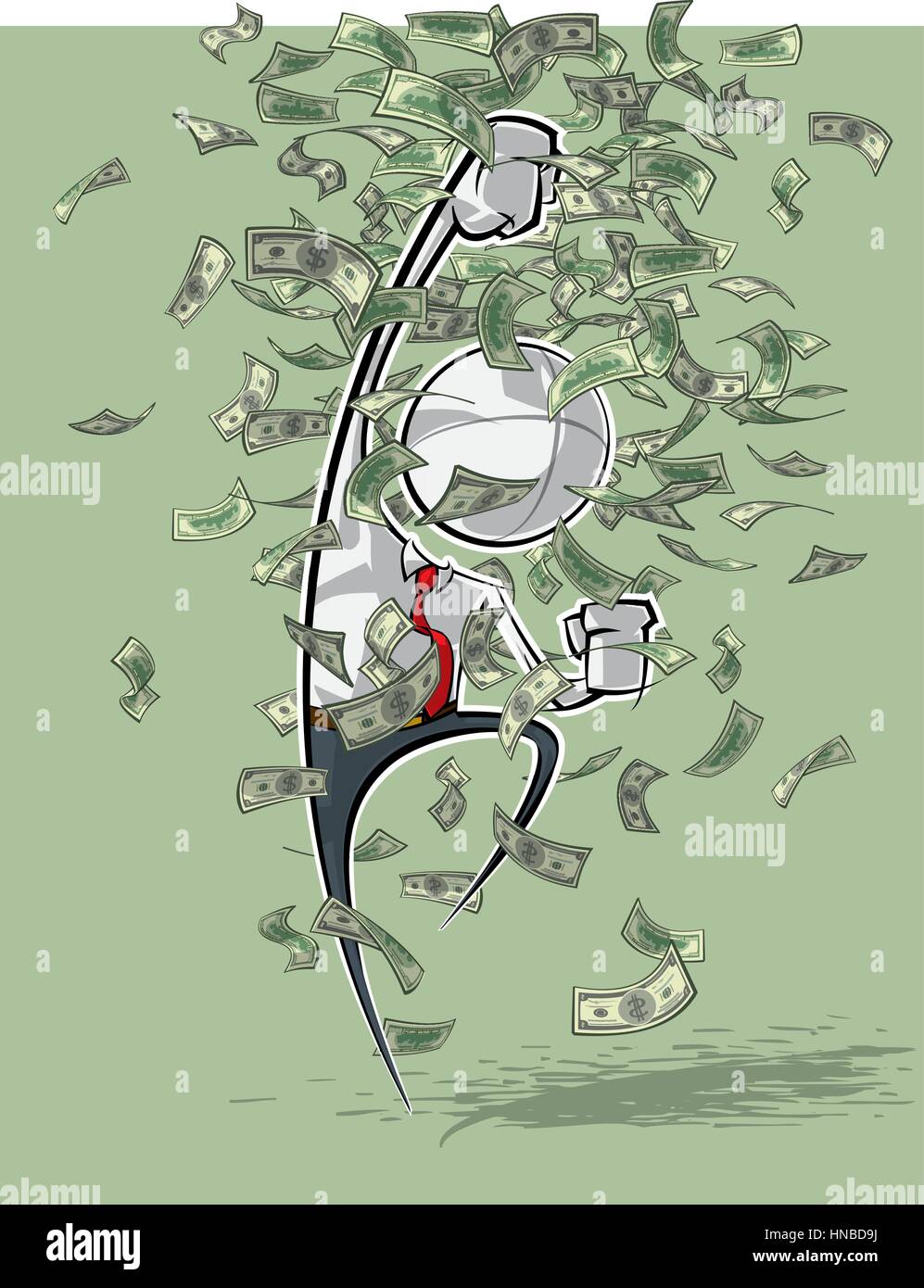 Cartoon man shouting yes hi-res stock photography and images - Alamy