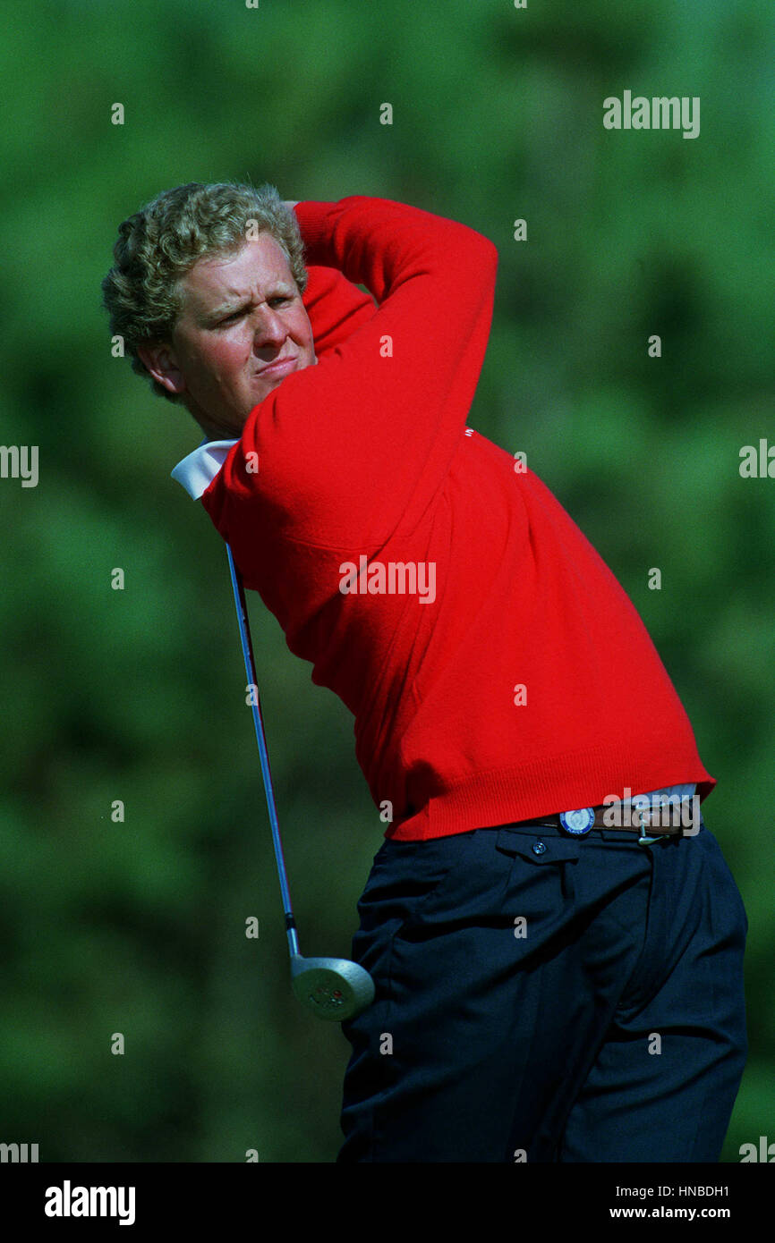 COLIN MONTGOMERIE SCOTLAND 18 December 1991 Stock Photo - Alamy