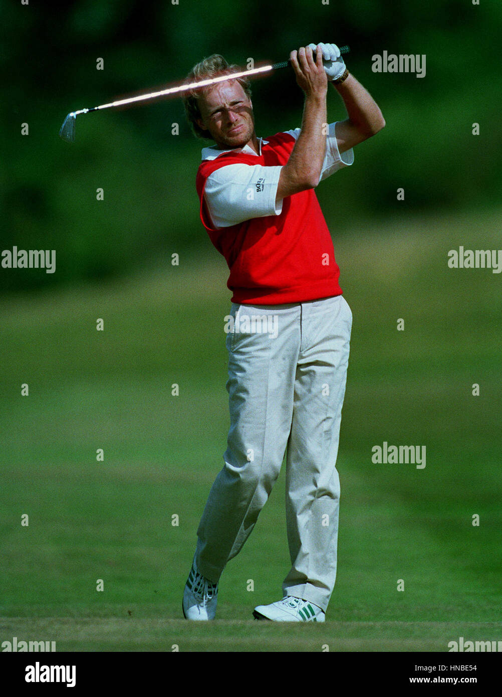 BERNHARD LANGER BRITISH OPEN MUIRFIELD 21 July 1992 Stock Photo - Alamy