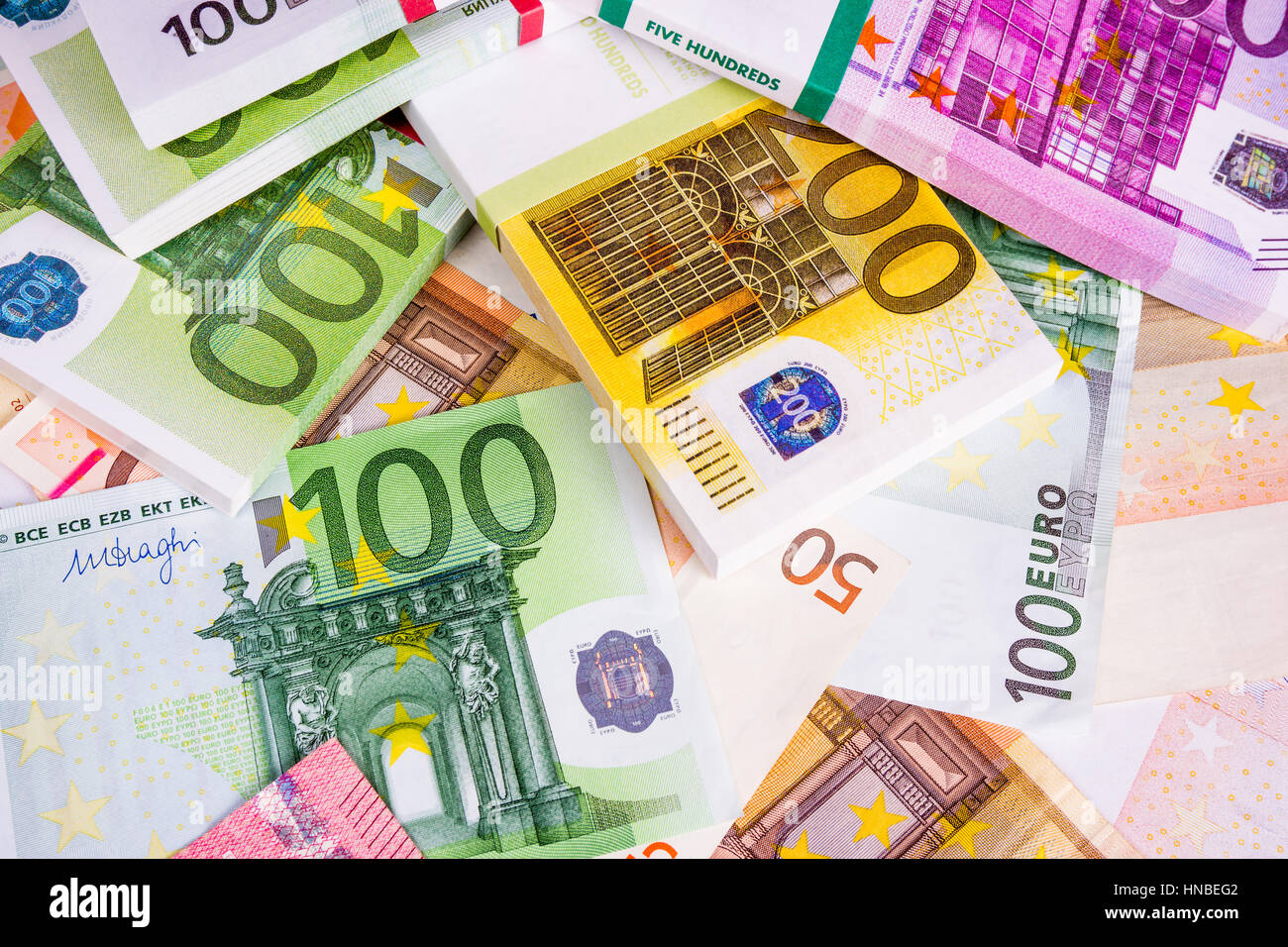 Euro Money. euro cash background. Euro Money Banknotes Stock Photo - Alamy