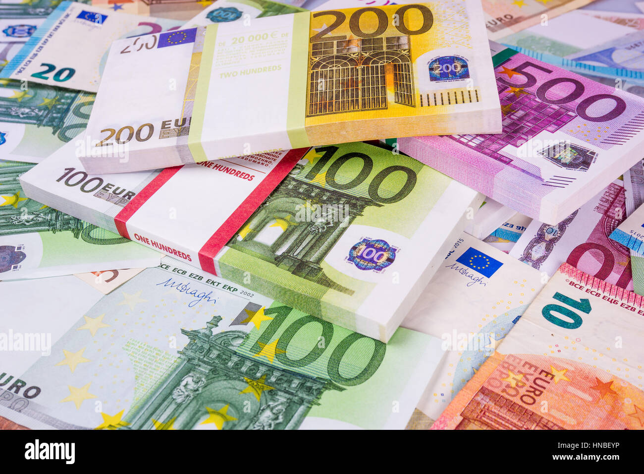Euro Money. euro cash background. Euro Money Banknotes Stock Photo - Alamy