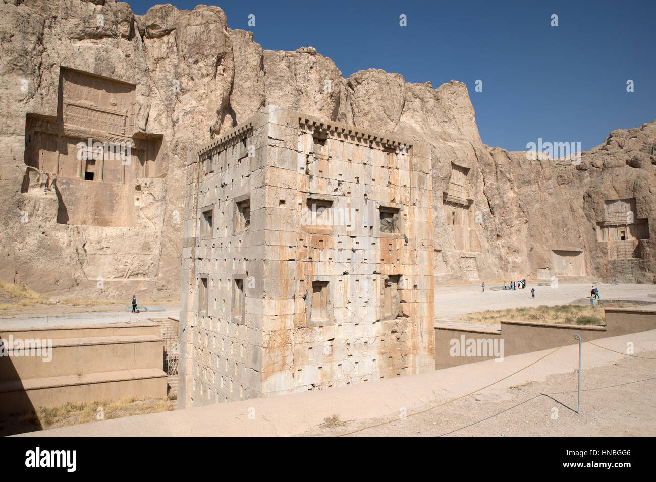 Ka'ba-ye Zartosht, Naqsh-e Rustam necropolis, Iran Stock Photo - Alamy